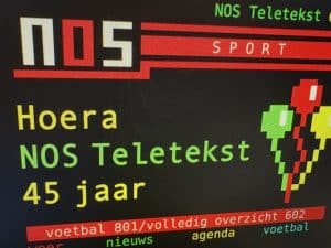 NOS Teletekst bestaat 45 jaar en is nog "springlevend"